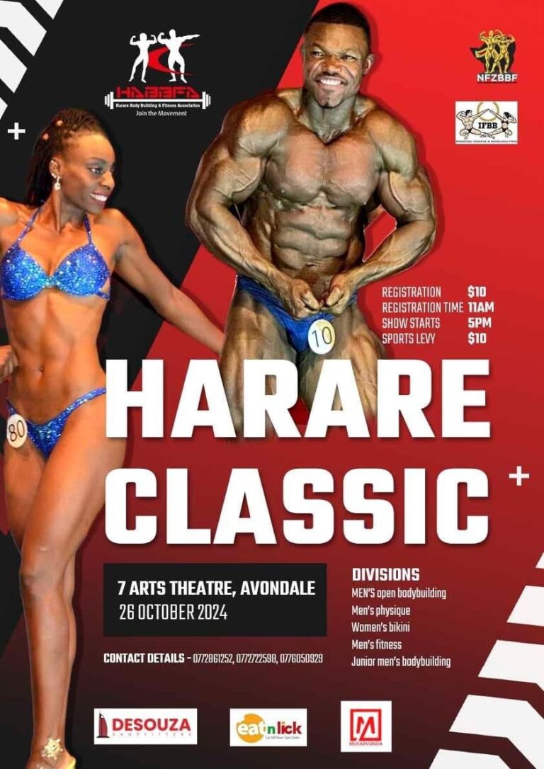 Harare Classic Body Building 2024 Science On This Saturday - TechnoMag