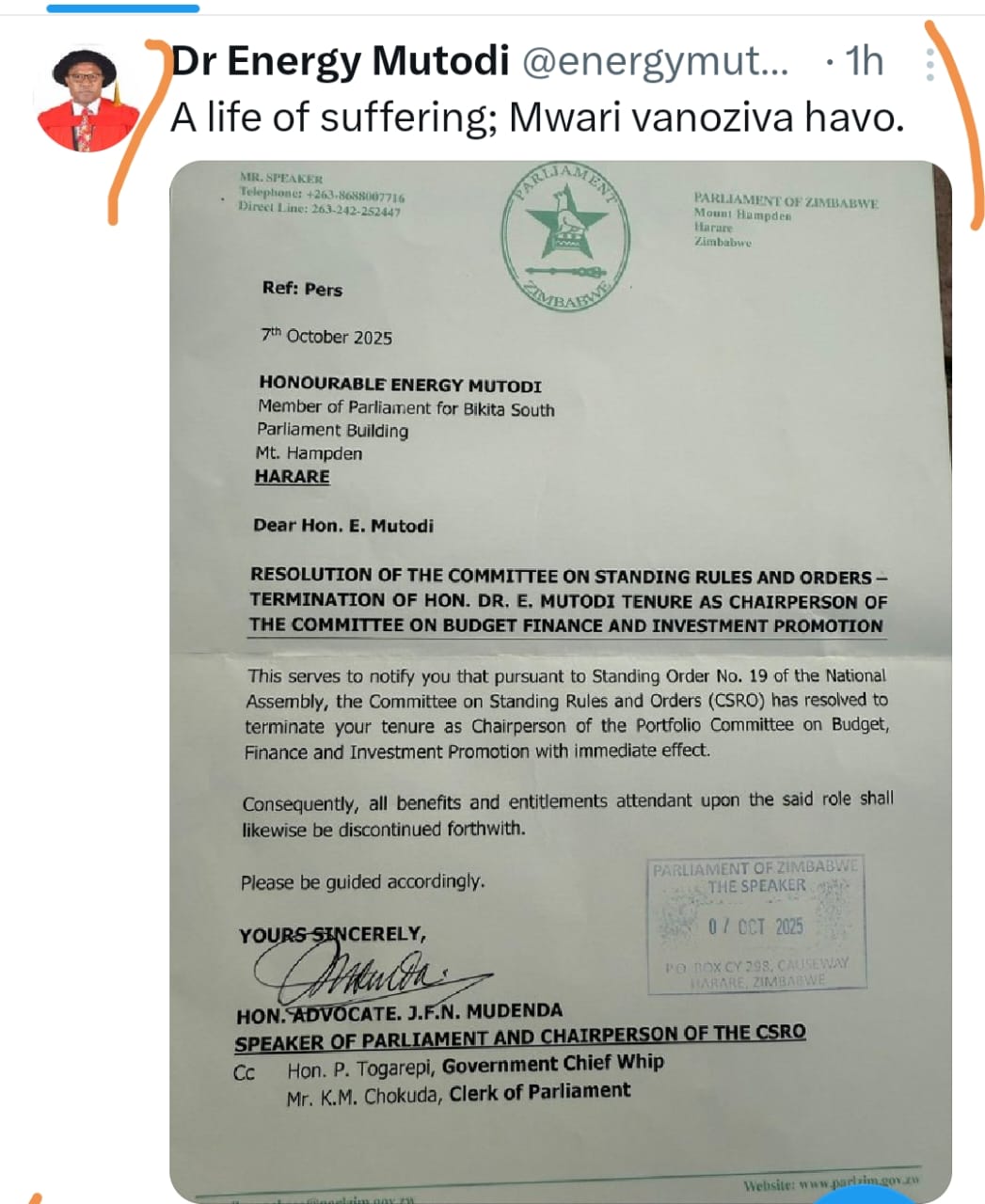 Energy Mutodi Fired Again - TechnoMag