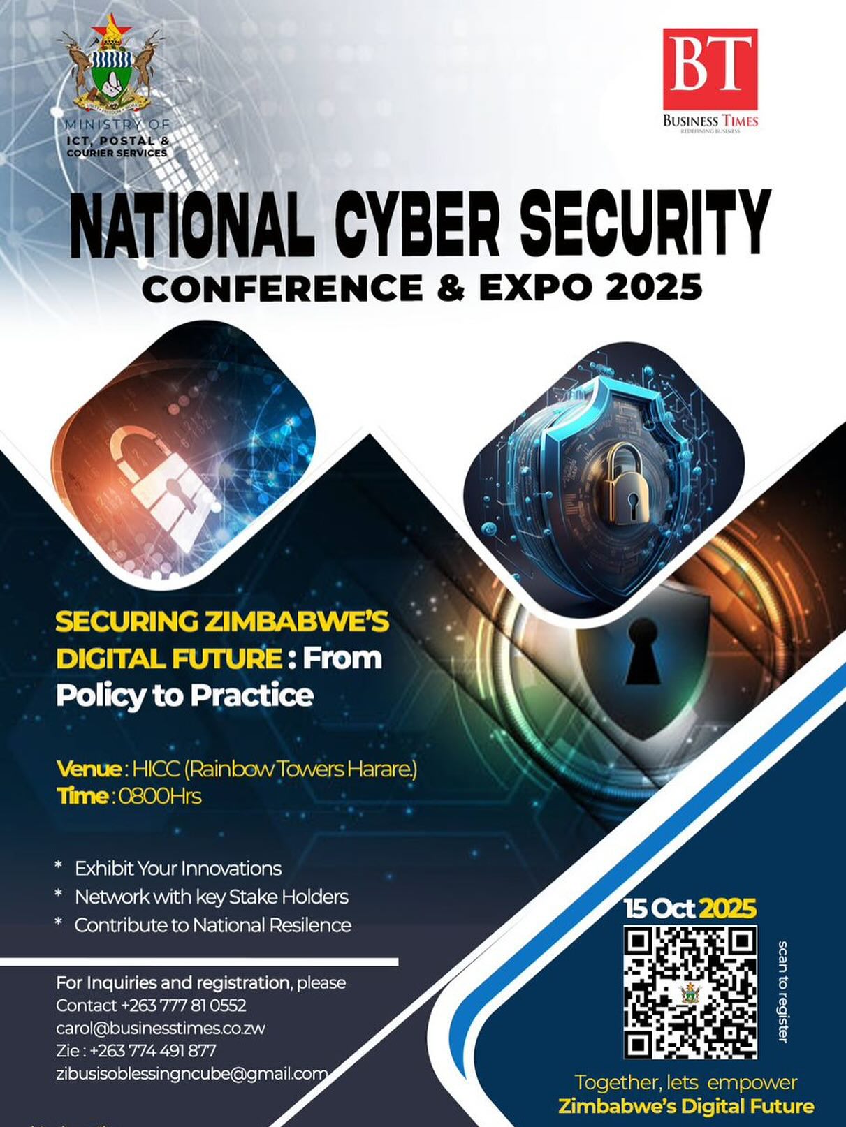 Zimbabwe to Converge at 2025 National Cyber Security Conference - TechnoMag