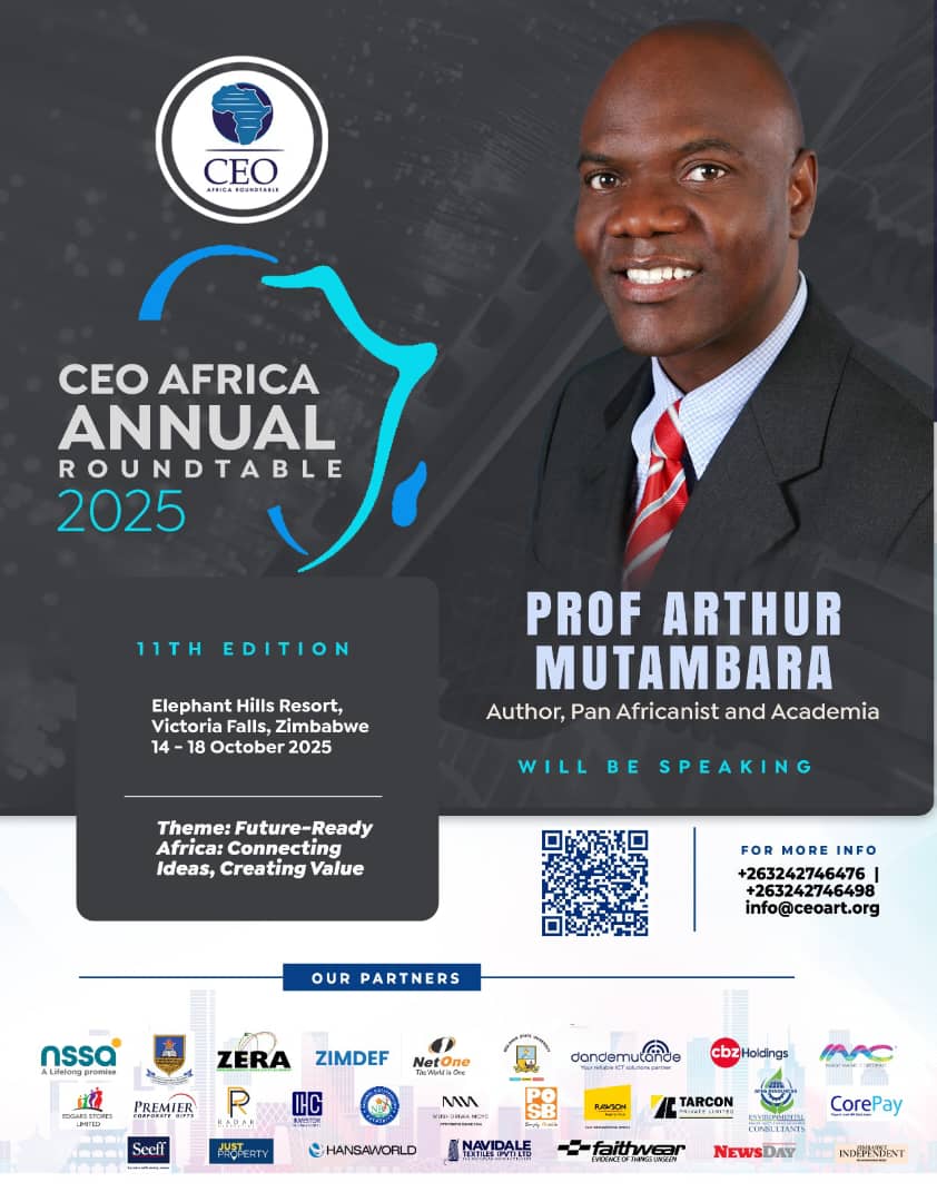 Professor Arthur Mutambara to Headline CEO Africa Roundtable With ...