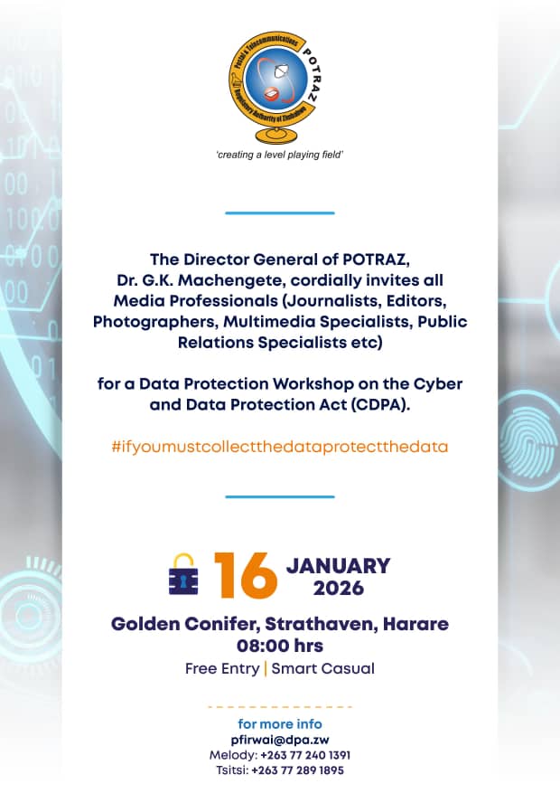 POTRAZ to Host Data Protection Workshop for Media Professionals - TechnoMag