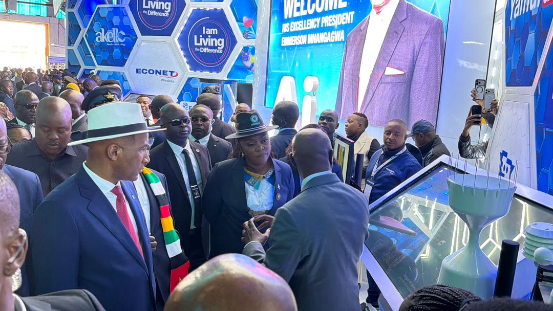 Botswana President Boko and Mnangagwa Got an Econet Briefing With Roy ...